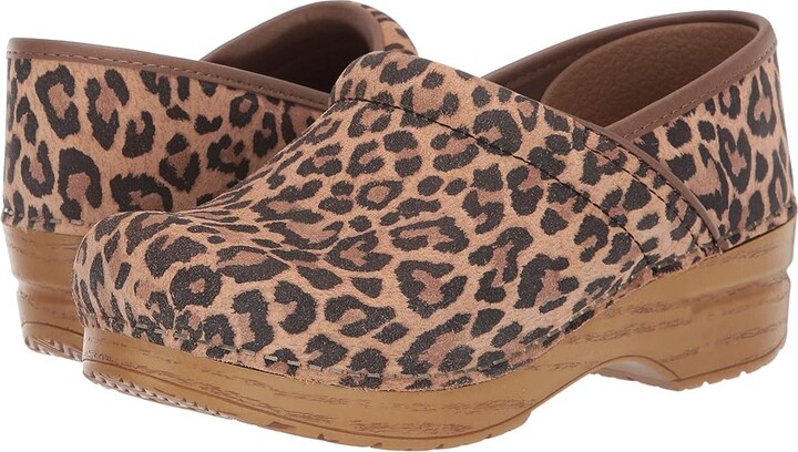 Dansko Professional (Leopard Suede) Women's Clog Shoes - ShopStyle