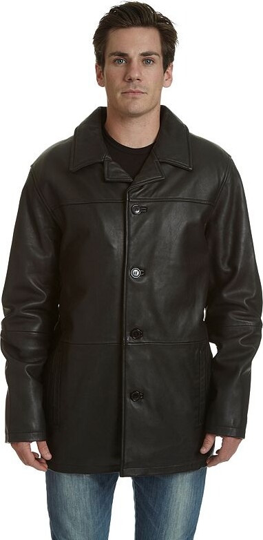Men's Excelled Leather Car Coat - ShopStyle