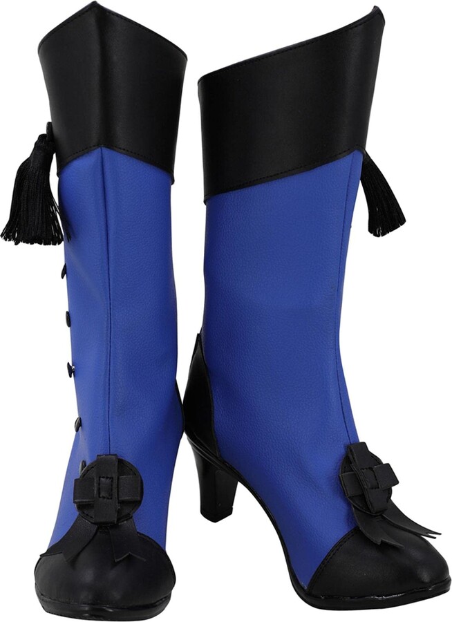 LINGCOS Kuroshitsuji Bkack Butler Ciel Phantomhive Blue Boots Cosplay ...