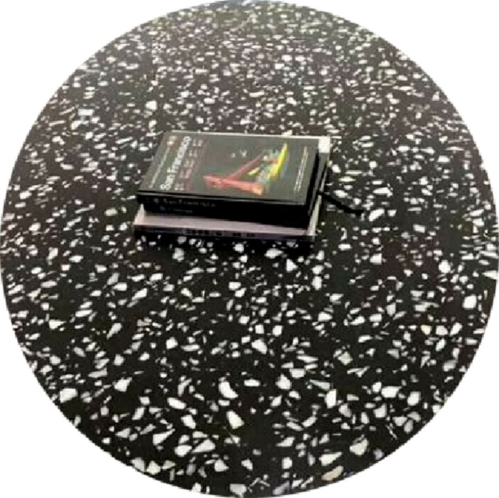 Etsy Black Terrazzo Table Top, Round Table, Original Coffee Memphis ...