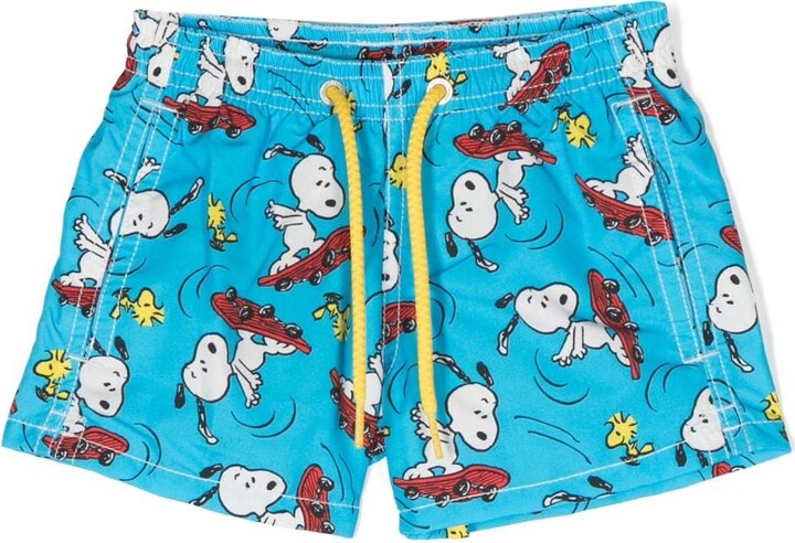 MC2 Saint Barth Kids Snoopy-print swim shorts - ShopStyle