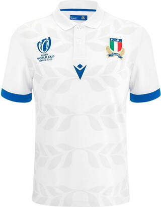 Macron Italy Rugby Away Polo Shirt 2023 2024 Adults - ShopStyle