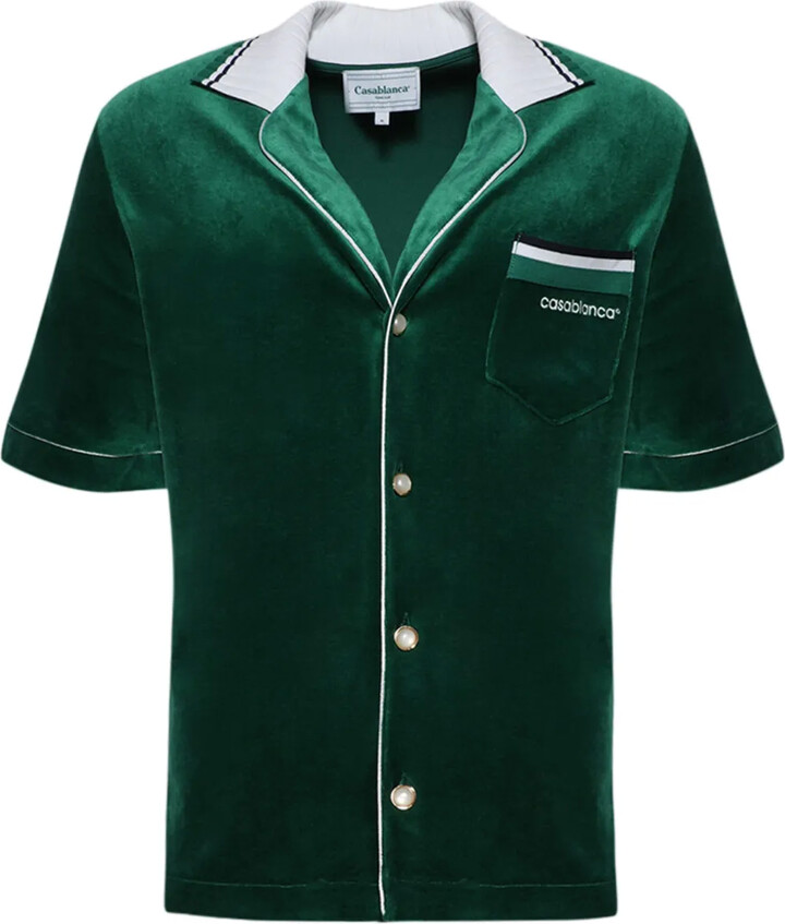Casablanca Velour shirt - ShopStyle