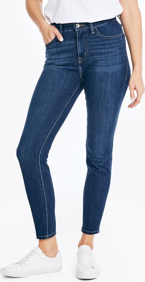 Nautica Sustainably Crafted True Flex High-Rise Curvy Fit Skinny Denim ...