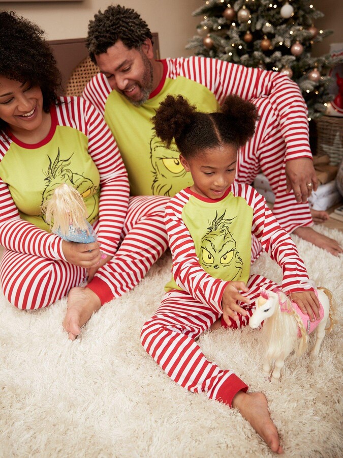 The Grinch Ladies Grinch Christmas Mini Me Pyjamas - Stripe - ShopStyle