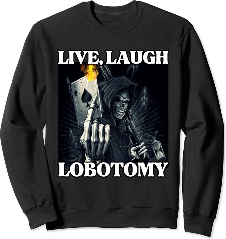Hard Cool Skeleton Memes Live Laugh Lobotomy Funny Edgy Hard Skeleton ...