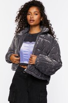 Forever 21 Quilted Puffer Jacket - ShopStyle