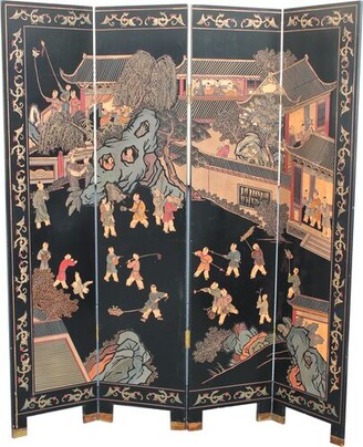 Antique Room Divider Chinese Screen - Something Vintage - ShopStyle