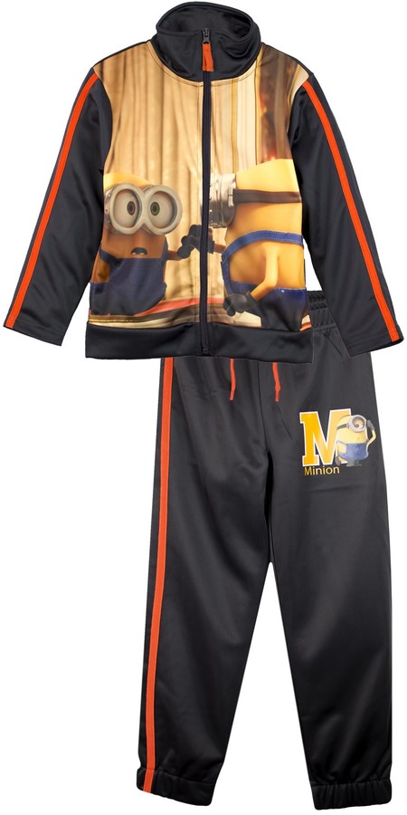 Minion Tracksuit Jogging Set Outfit Bottoms & Jacket Age 2-8 Years ...