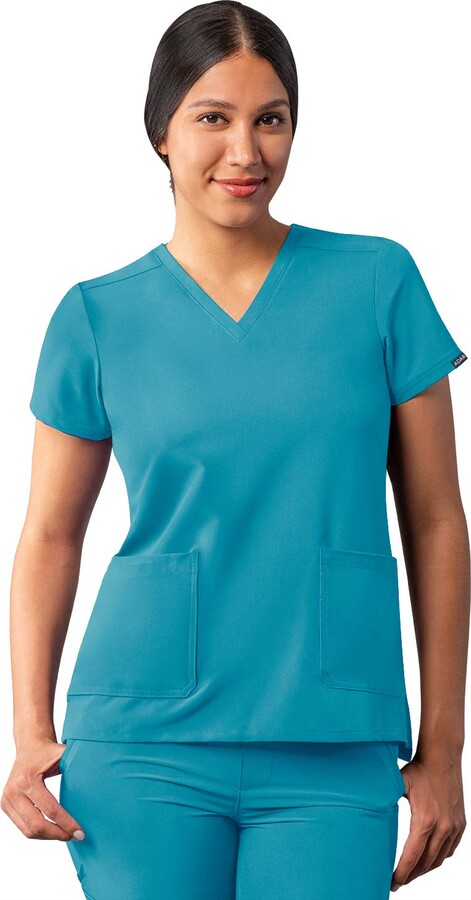 Adar Uniforms Adar Addition Scrubs for Women - Modern V-Neck Scrub Top ...