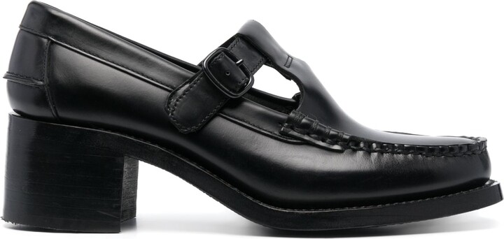 Hereu Mary Jane 50mm leather pumps - ShopStyle