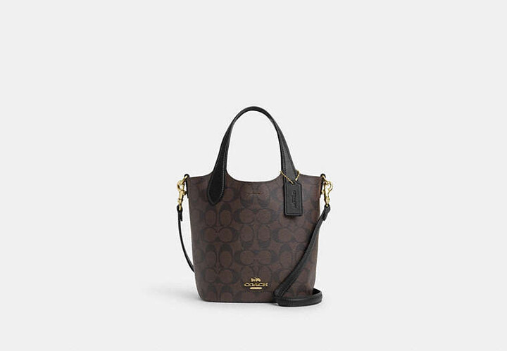 Coach Outlet Hanna Bucket Bag In Signature Canvas - ShopStyle