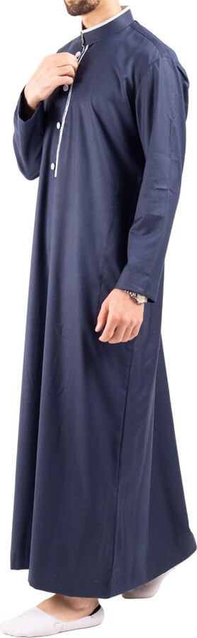 Thobez Men's Thobe Jubba Islamic Clothing Muslim Kaftan Emirati Omani ...