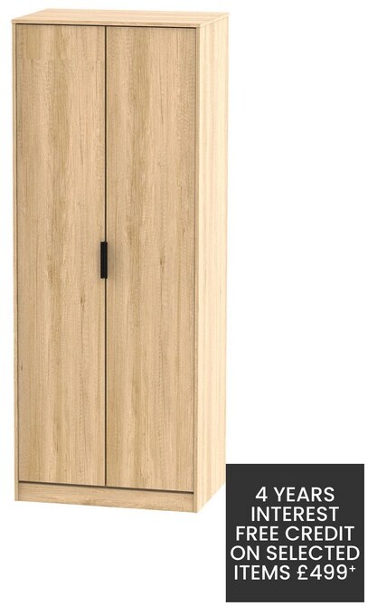 SWIFT Hanover Ready Assembled 2 Door Wardrobe - ShopStyle Nightstands