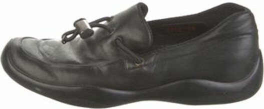 Prada Linea Rossa Vintage Leather Loafers - ShopStyle