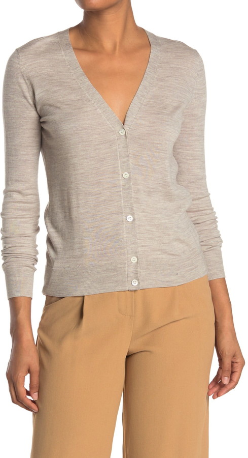 Theory Regal V-Neck Cardigan - ShopStyle