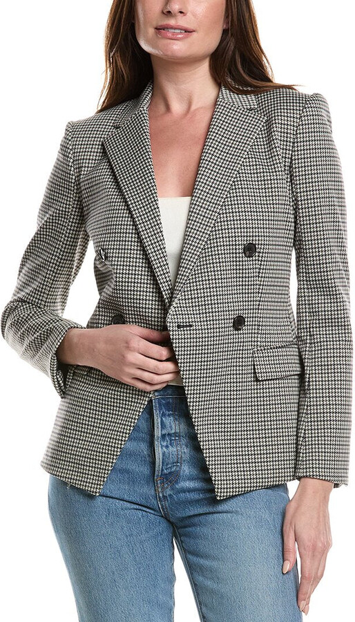 Theory Double Breasted Angled Jacket - ShopStyle Blazers