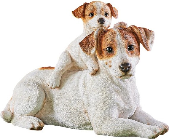 Collections Etc. Collections Etc Jack Russell Terrier Mother and Pup ...