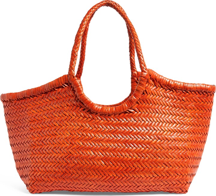 DRAGON DIFFUSION Large Leather Woven Nantucket Tote Bag - ShopStyle
