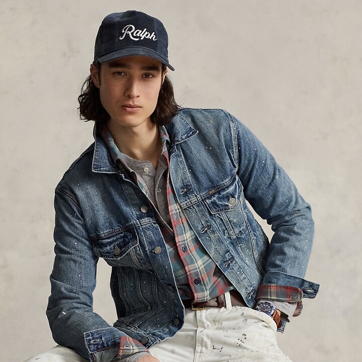 Ralph Lauren Paint-Splatter Denim Trucker Jacket - ShopStyle