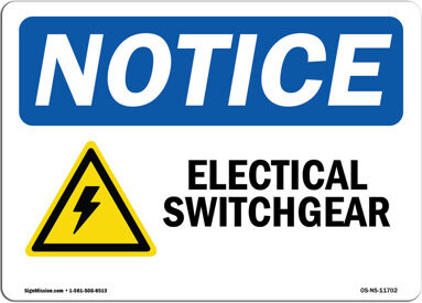 SignMission Electrical Switchgear Sign with Symbol - ShopStyle Home Office