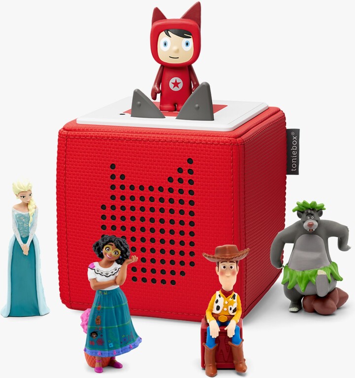 tonies Toniebox Starter Set with 4 Disney Audio Characters Bundle ...