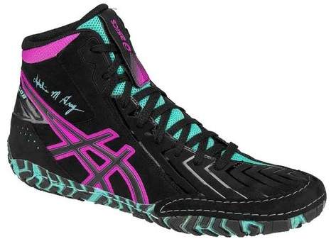 Asics Men's Aggressor 3 L.E. GEO Wrestling Shoe, Size: 7 D, Black/Onyx ...