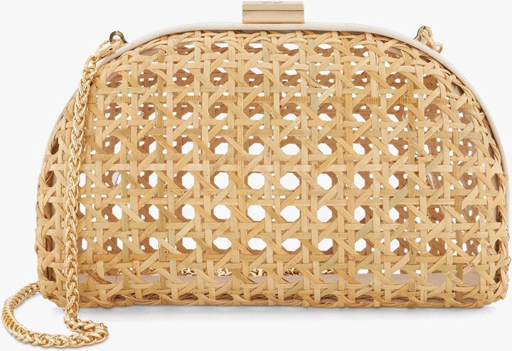 Dune Elated Rattan Clutch Bag - ShopStyle