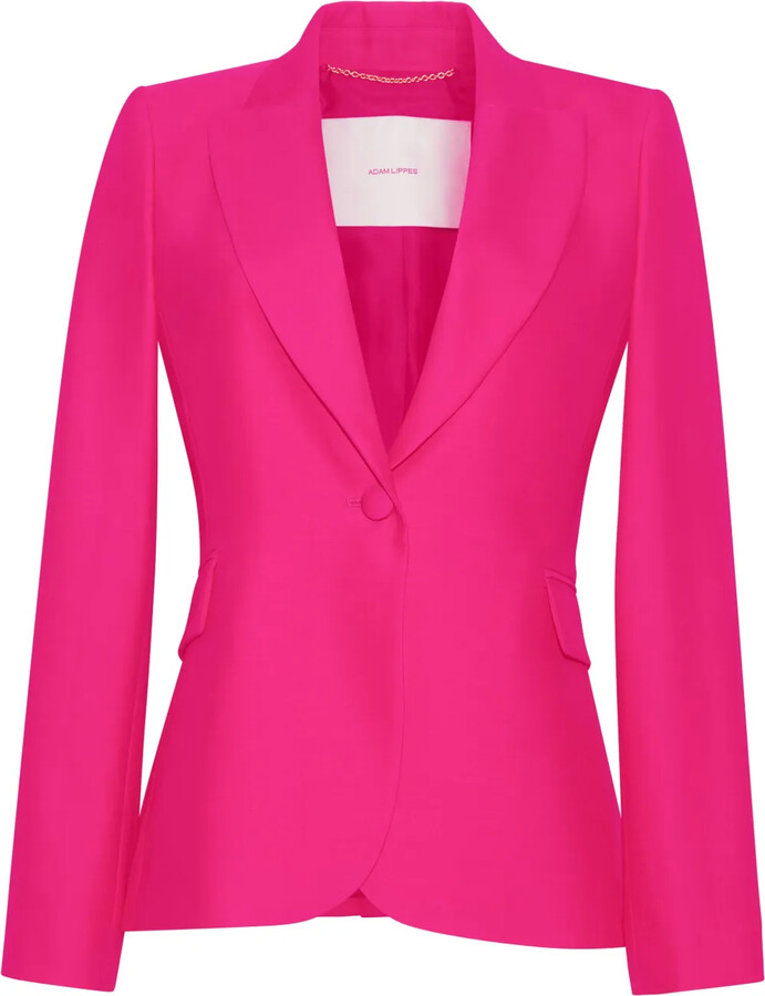 Adam Lippes Gazar wool-blend blazer - ShopStyle