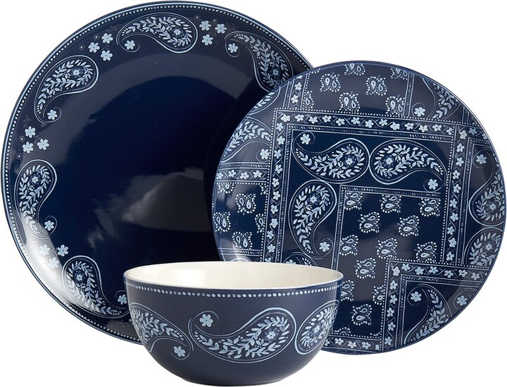 Dolly Parton Blue Rhythm & Blues 12Pc Dinnerware Set - ShopStyle