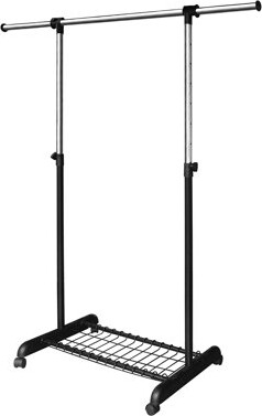 Rebrilliant Adjustable Clothing Rack For Hanging Clothes, Heavy Duty ...