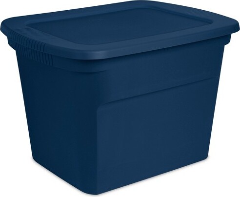 Sterilite 18 Gallon Storage Tote, Stackable Plastic Storage Containers ...