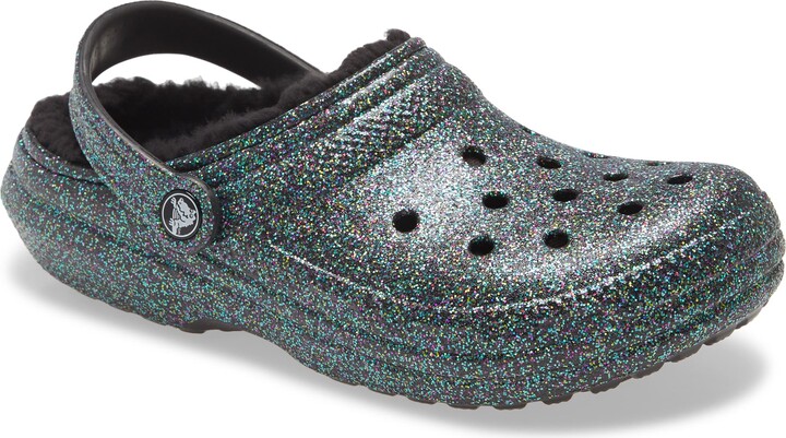 Crocs Classic Glitter Lined Clog - ShopStyle
