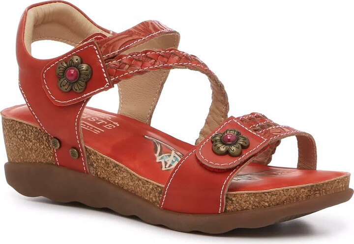 L'Artiste by Spring Step Elenee Wedge Sandal - ShopStyle