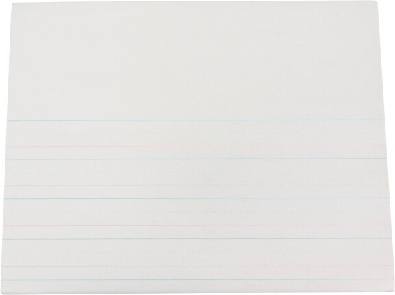 School Smart Storybook Paper, 11 x 8-1/2 Inches, 3/4 Inch Ruled, 500 ...