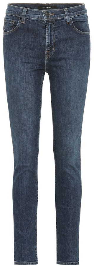 J Brand Ruby high-rise skinny jeans - ShopStyle