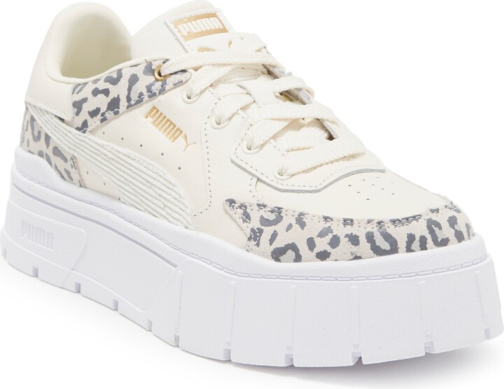 Puma Mayze Leopard Print Platform Sneaker - ShopStyle
