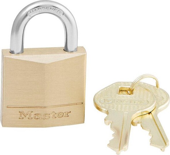Master Lock 1 in. H X 5/16 in. W X 1-3/16 in. L Brass 4-Pin Cylinder ...