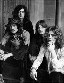 Globe Photos Entertainment & Media Portrait of Led Zeppelin Band ...