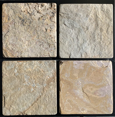 The Tile Square 6" x 6" Beveled Slate Stone Look Wall & Floor Tile ...