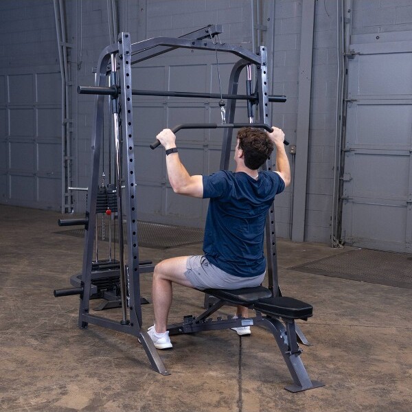 Powerline PSM200 Smith Machine Package Home Gym with Bench Press ...