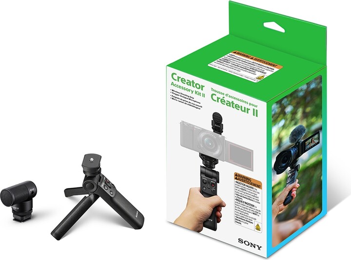 Sony Creator Accessory Kit Ii Wireless Shooting Grip Vlogger Shotgun ...