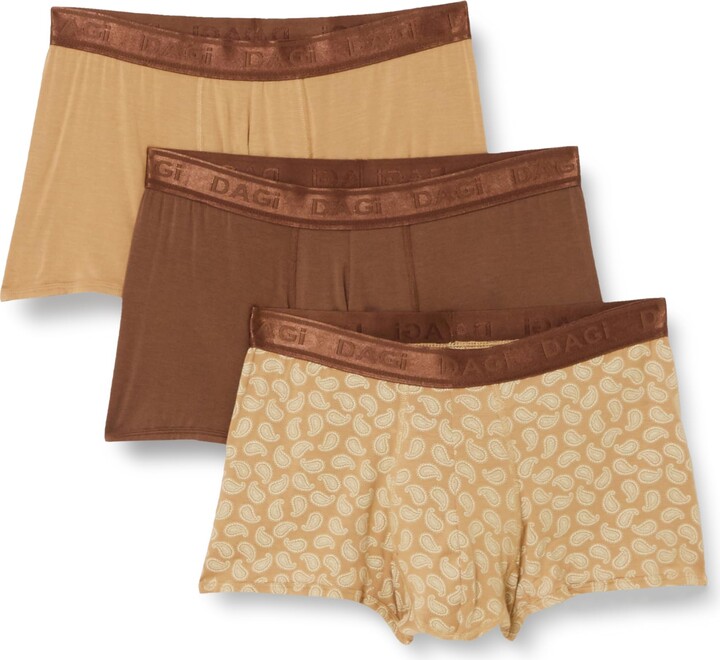 Dagi Men's 3 Pack Paisley Regular Waist Boxer Shorts - ShopStyle
