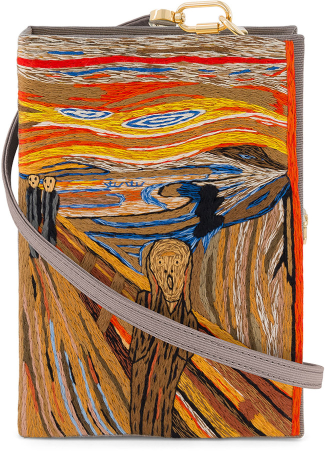 Olympia Le-Tan The Scream Book Clutch Bag - ShopStyle