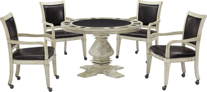 Hathaway Montecito Dining and Poker Table Set - Driftwood - ShopStyle