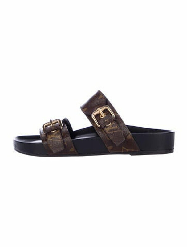 Louis Vuitton Monogram Slides Brown - ShopStyle