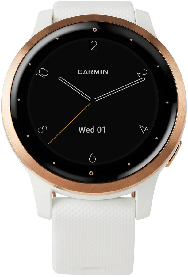 Garmin White & Rose Gold vívoactive 4S Smartwatch - ShopStyle Watches