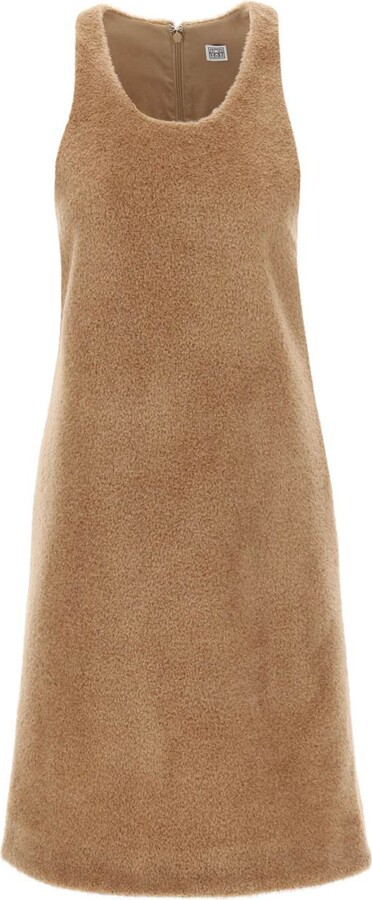 Totême wool teddy mini dress - ShopStyle