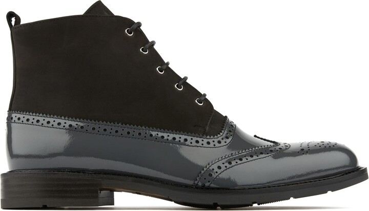 Embassy London USA - William - Grey & Black - Men's Ankle Boot - ShopStyle