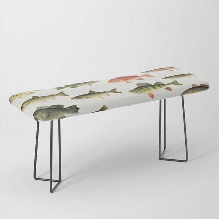 Society6 Illustrated North America Game Fish Identification Chart ...